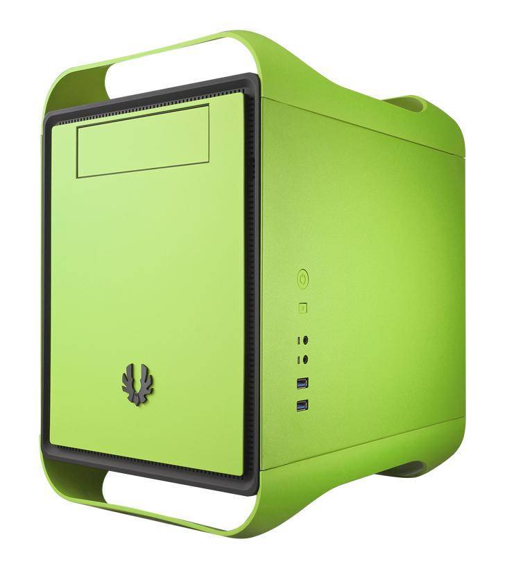 BitFenix Prodigy Mini-ITX Kabinet - Grøn - køb hos CoolerKit.dk