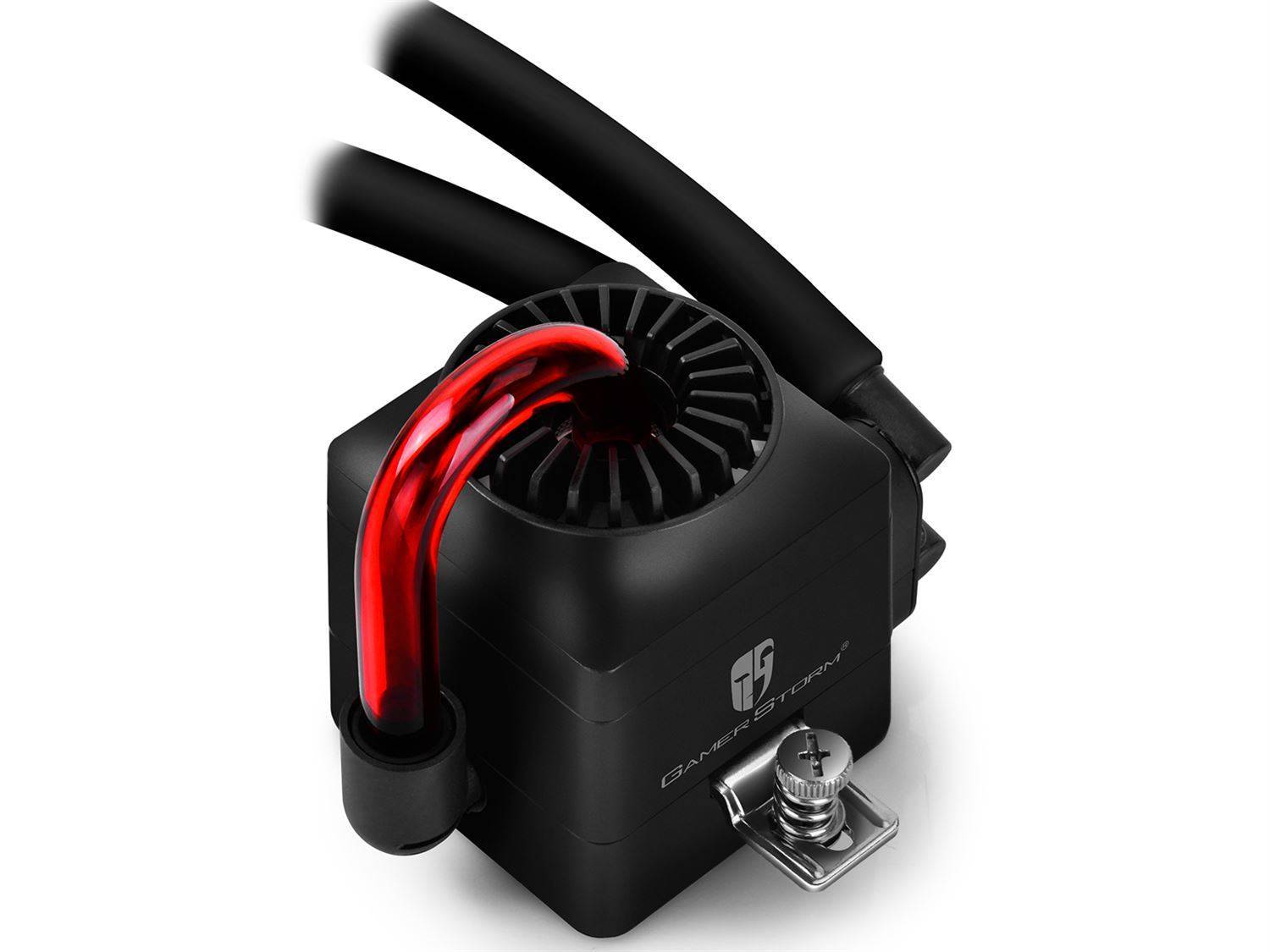 Deepcool GENOME II ATX Kabinet med vandkøling - Sort/Rød - køb hos ...